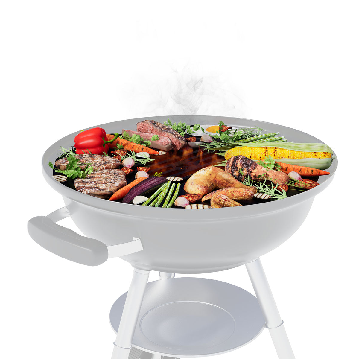 Arteflame Flat Top Griddle Grill Combination For RecTeq® 20" Grills – Arteflame Outdoor Grills