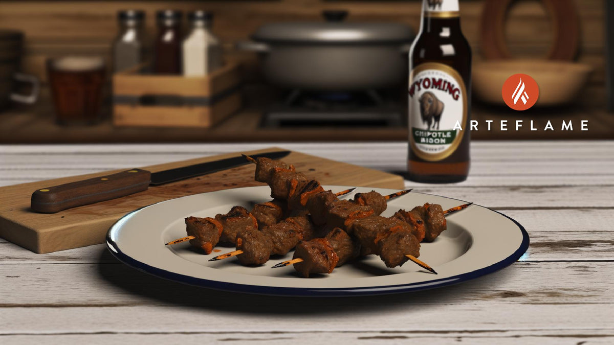 Wyoming Chipotle Bison Skewers – Arteflame Outdoor Grills
