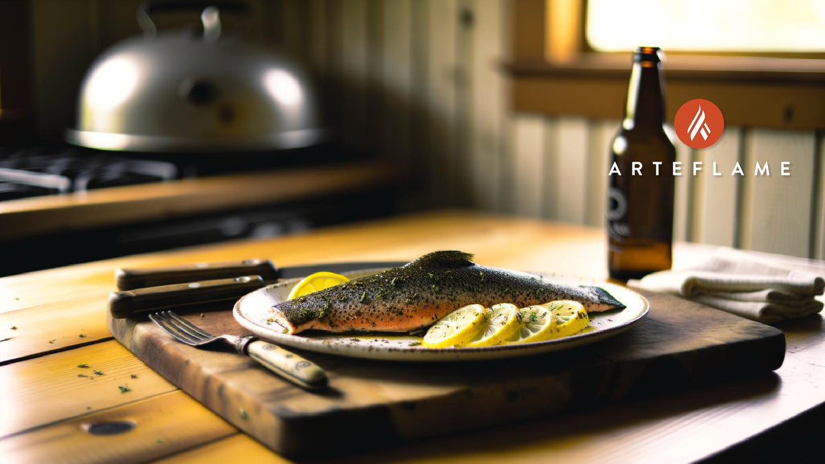 Washington Grilled Steelhead Trout with Lemon Herb Rub – Arteflame ...