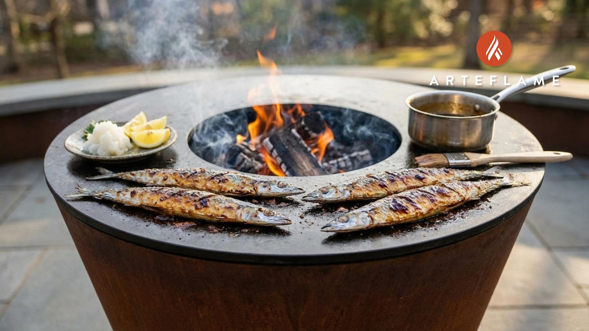 Grilled Pacific Saury with Soy-Mirin Glaze | Arteflame – Arteflame ...