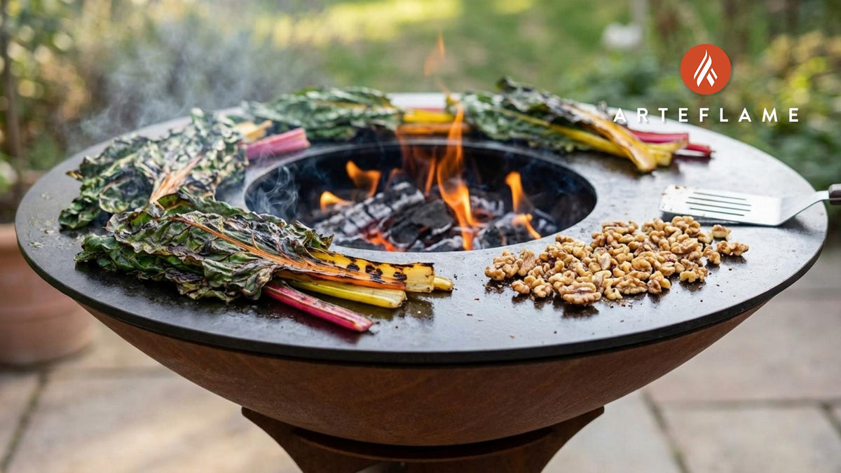 Grilled Swiss Chard & Walnut Salad: Charred | Arteflame – Arteflame ...