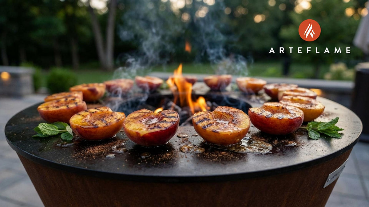 Grilled Iowa Peaches with Honey & Cinnamon Glaze – Arteflame Outdoor Grills