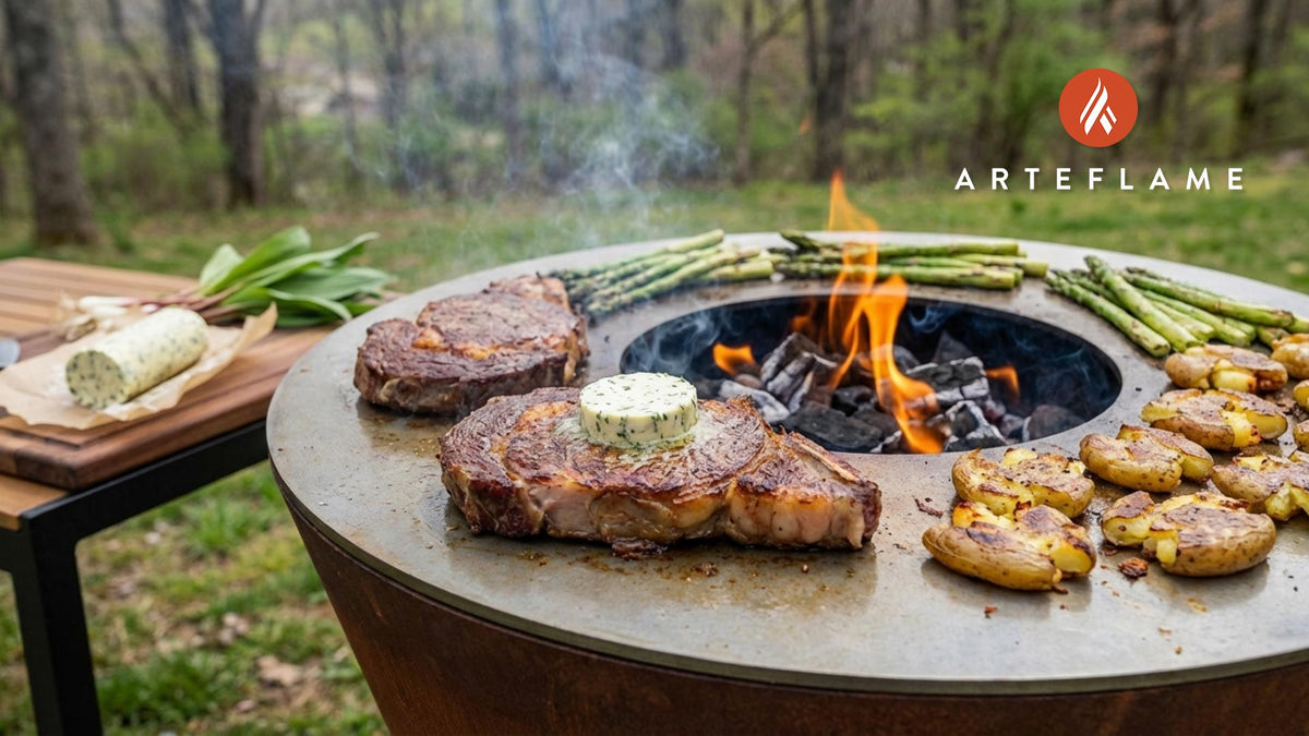 Grilled Steak with Ramp Butter (West Virginia Style) | Arteflame ...