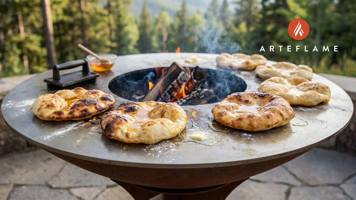 Wood-Fired Bannock with Honey (Canadian Style) | Arteflame – Arteflame ...
