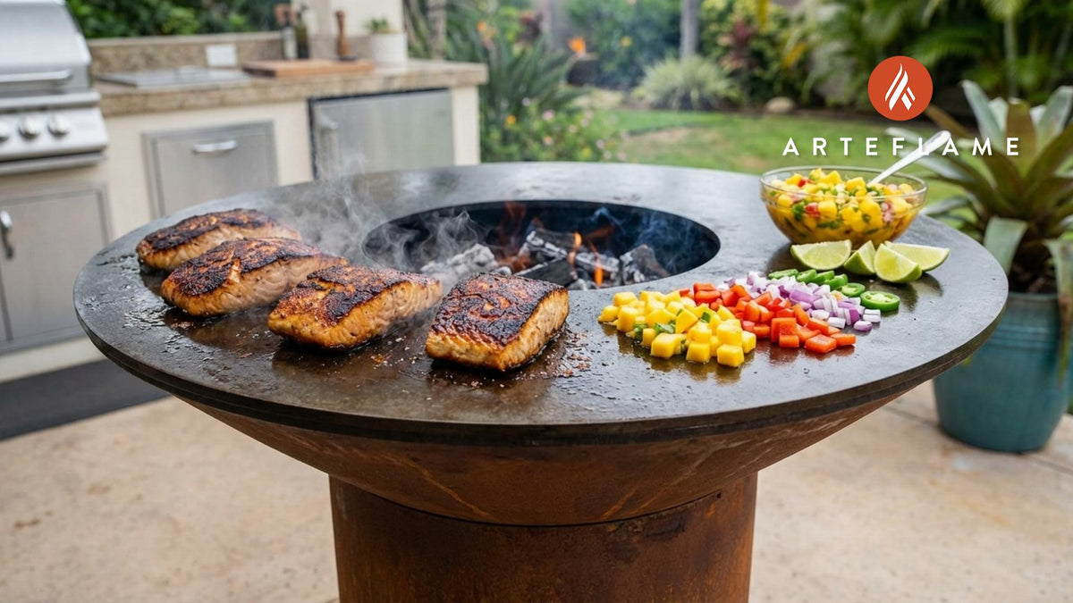 Grilled Opah (Hawaiian Lava Rock Style) | Arteflame – Arteflame Outdoor ...