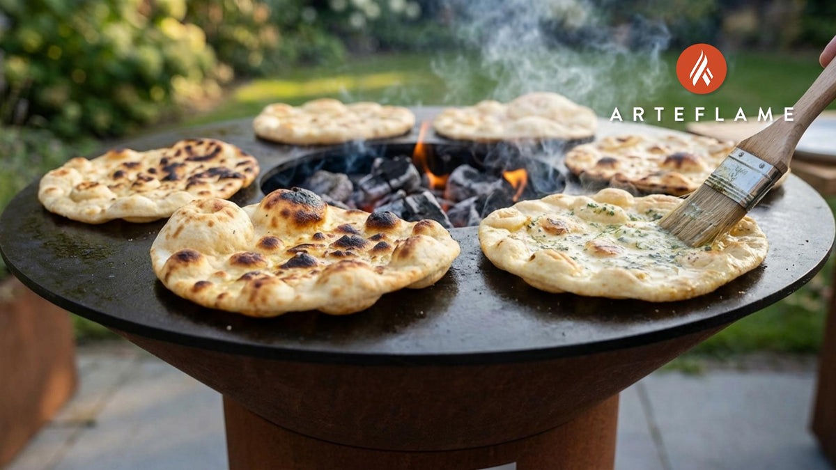 Grilled Greek Flatbread: Charred & Crispy | Arteflame – Arteflame ...