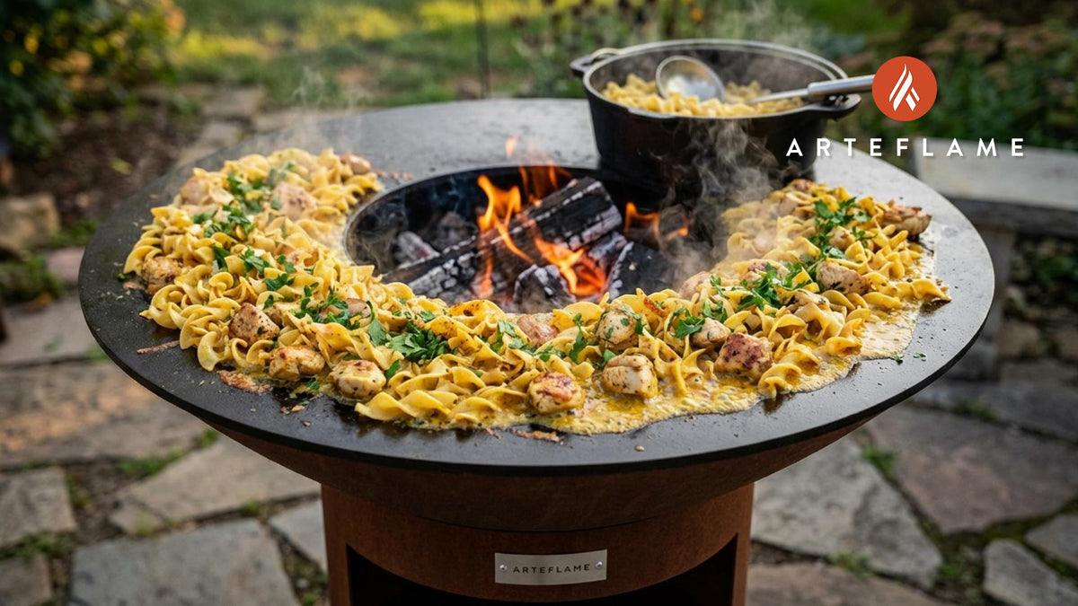 Grilled Chicken & Buttered Noodles (Pennsylvania Amish) | Arteflame ...