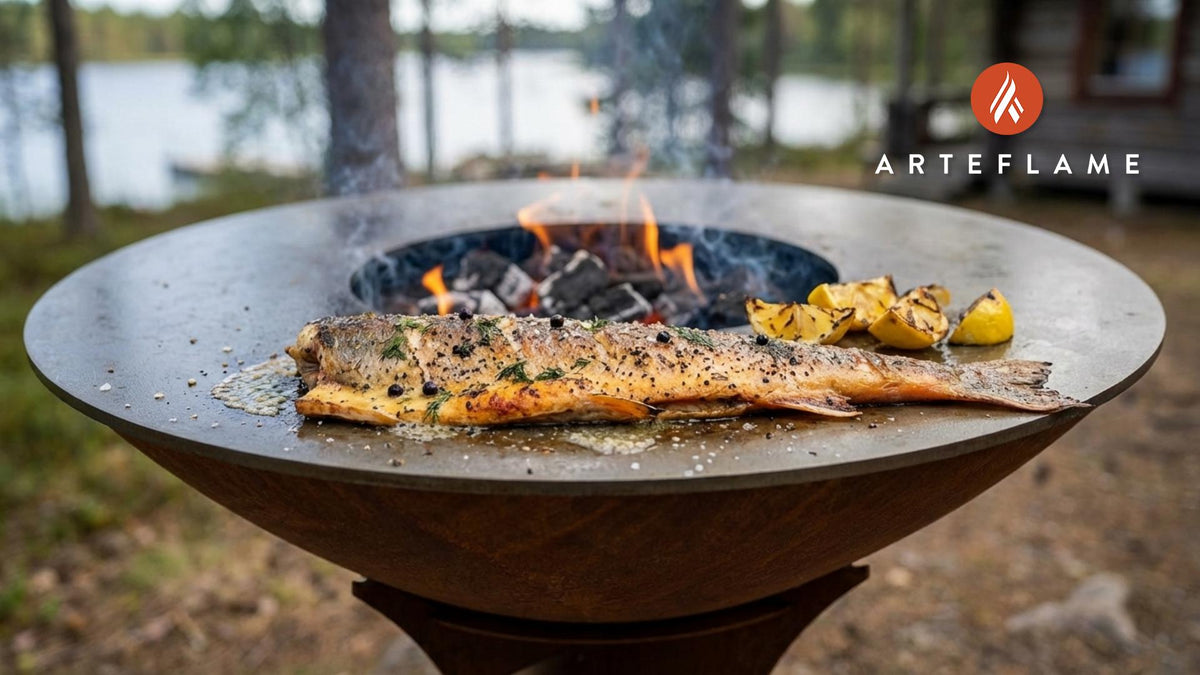 Wood-Fired Arctic Char (Finnish Style) | Arteflame – Arteflame Outdoor ...