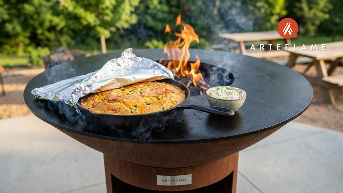 Smoky Kansas Grilled Cornbread with Jalapeño Honey Butter – Arteflame ...