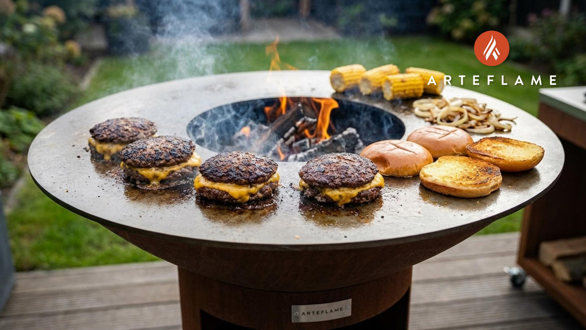 Juicy Wagyu Burgers Seared in Duck Fat | Arteflame – Arteflame Outdoor ...