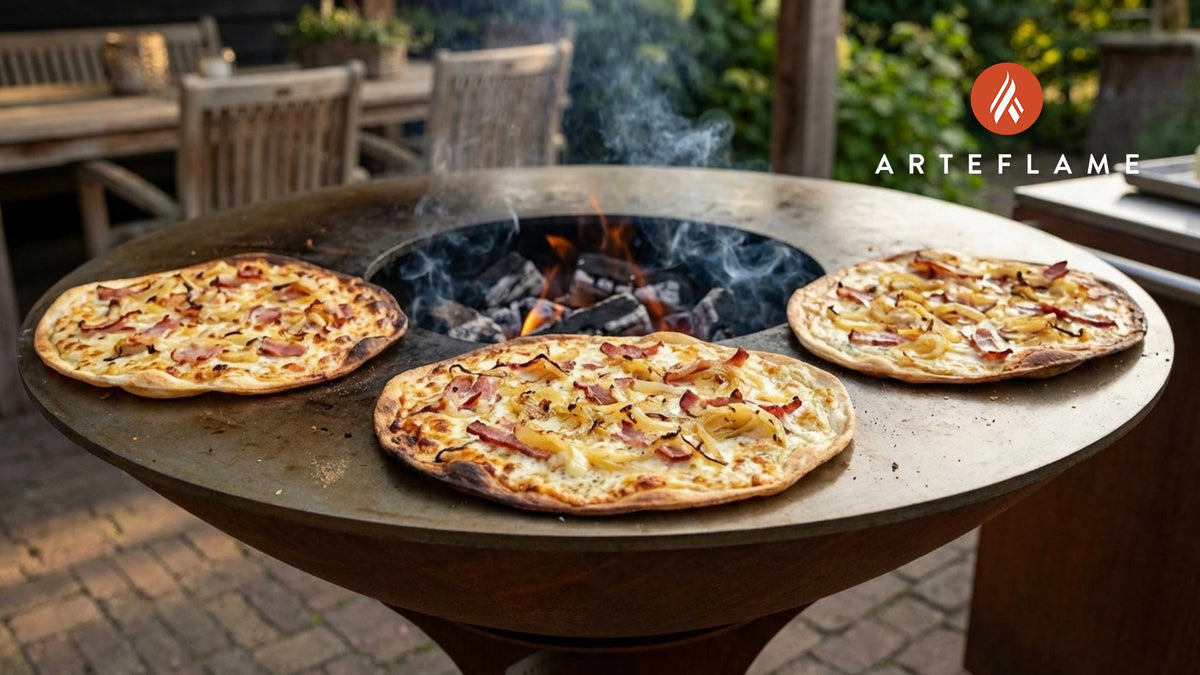 Authentic German Flammkuchen: Wood-Fired & Crispy | Arteflame ...