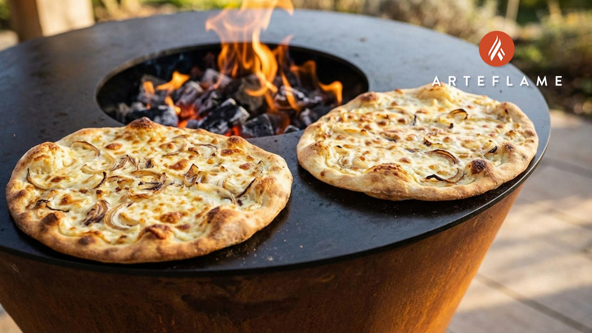 Crispy Cheese & Onion Flatbread (Swiss Ziger) | Arteflame – Arteflame ...