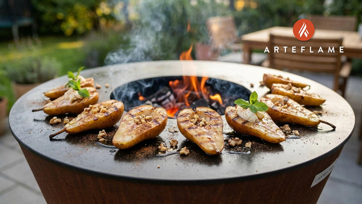Grilled Pears with Honey & Cinnamon (Austrian Style) | Arteflame ...