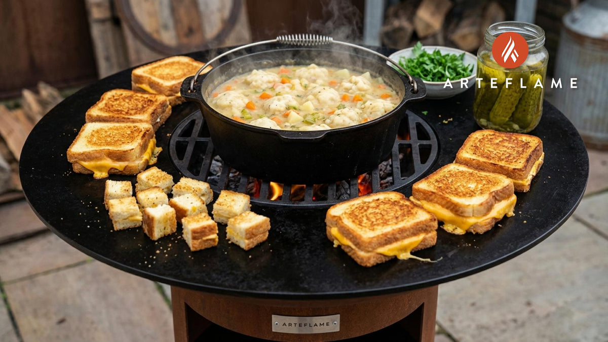 Grilled Cheese Knoephla Soup (North Dakota Style) | Arteflame ...