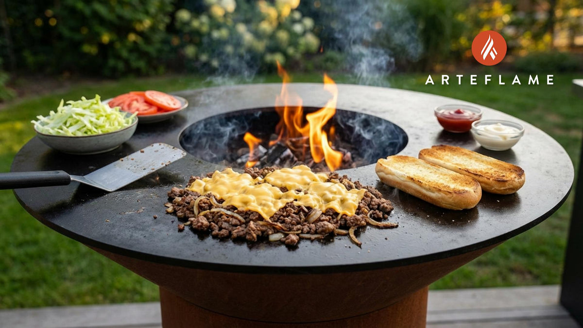 Seared Chop Cheese Burger (New York Style) | Arteflame – Arteflame ...