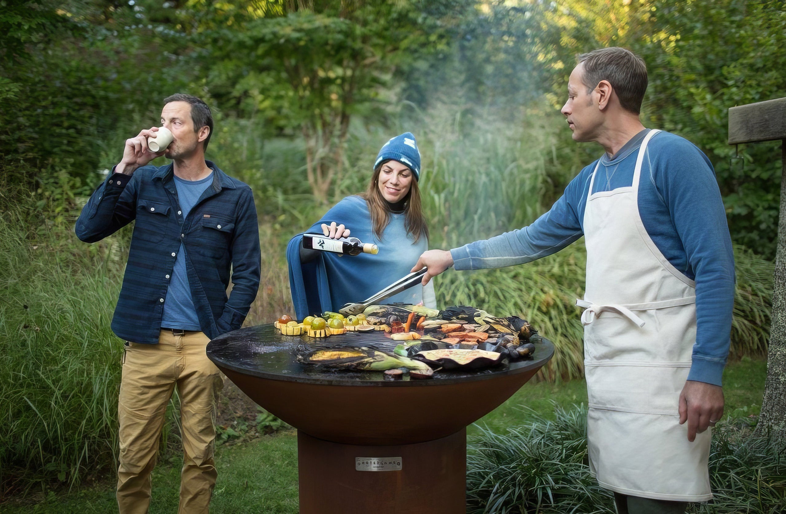 Arteflame XXL 40" Grill - High Round Base – Arteflame Outdoor Grills